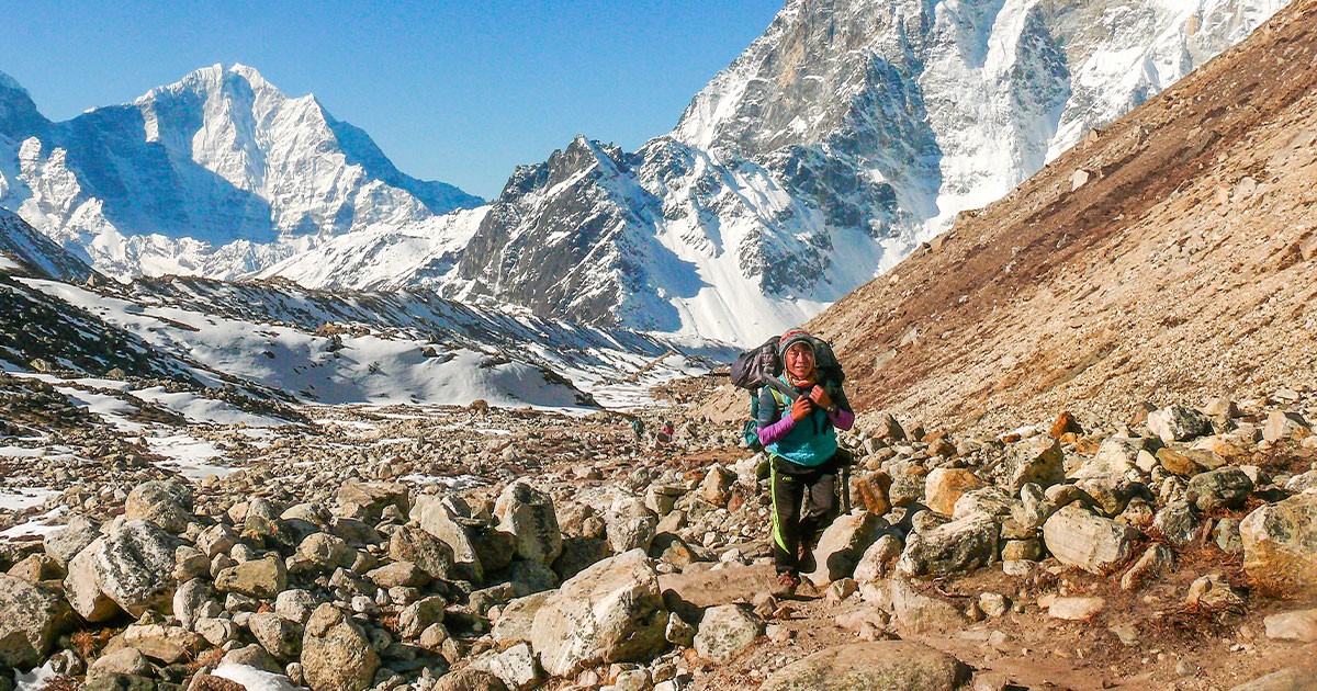 Elevation Gains On the Everest Trail